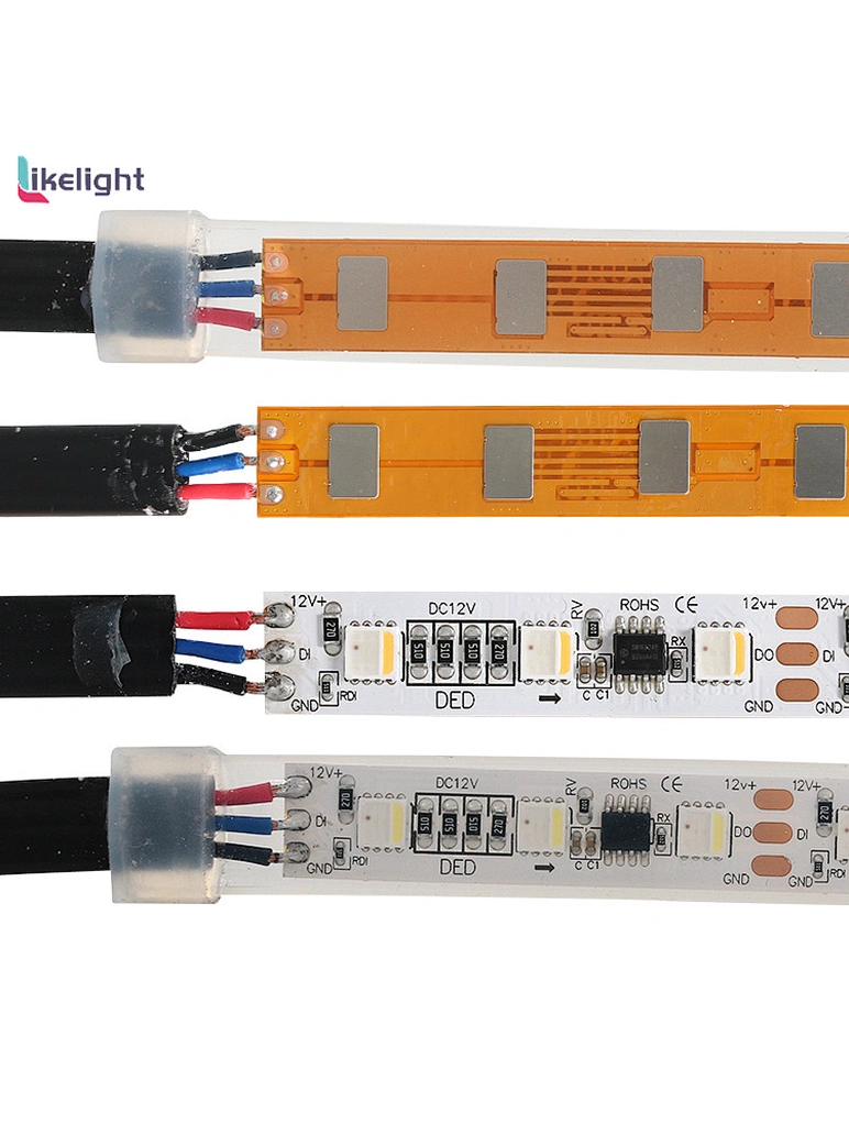 57.6W/m 12V RGBW Addressable LED Strip Light 60 LEDs/m | Programmable ...